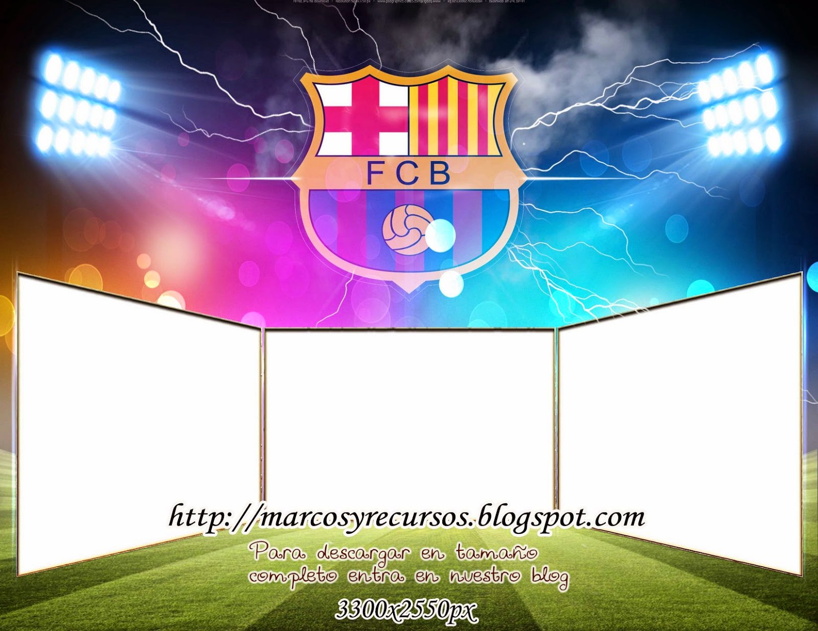5 creativos marcos para fotos del Fútbol Club Barcelona | Photo Frames