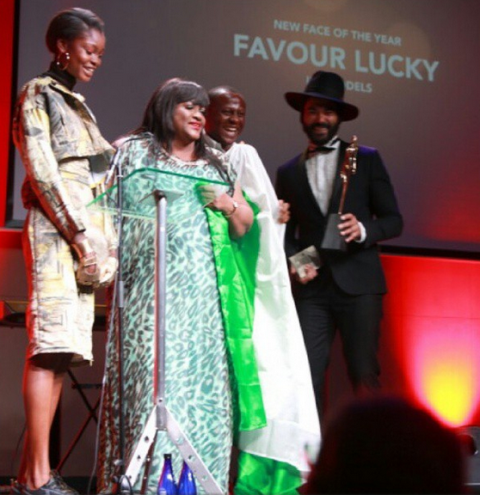 Nigerian model Favor Lucky wins 'New Face of the Year' at MBFW