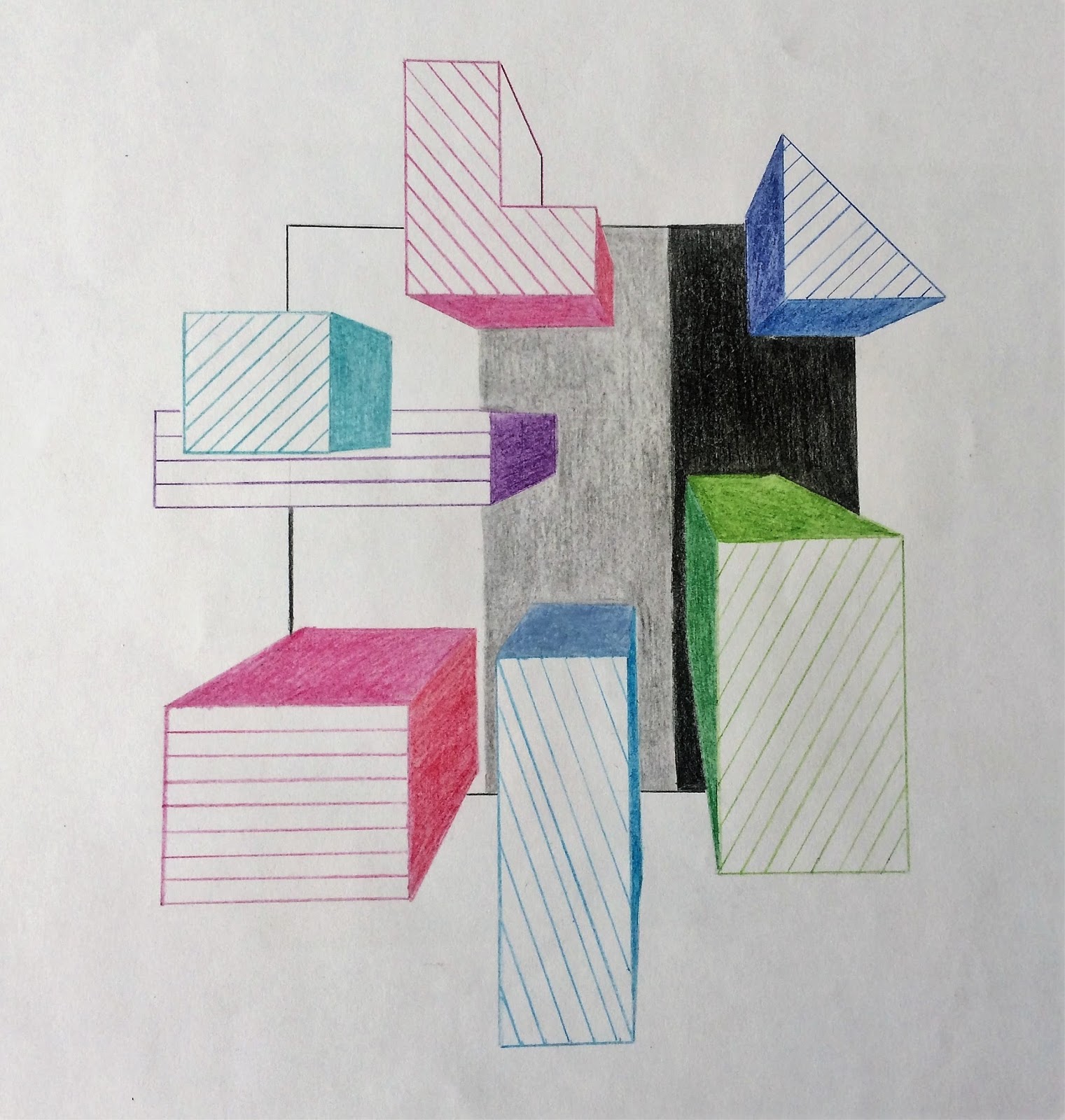 Ponto de Vista: Perspetiva cónica frontal