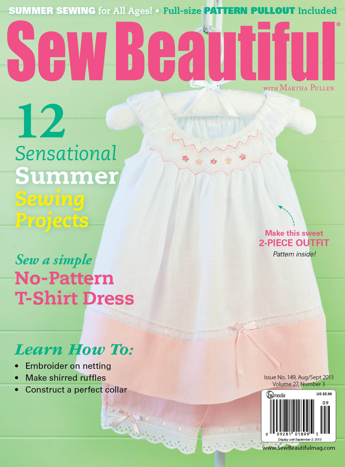 Sew Beautiful Blog: July 2013