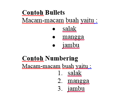 Bullets dan Numbering Pada MS.Office Word 2013 - Mudahnya Office