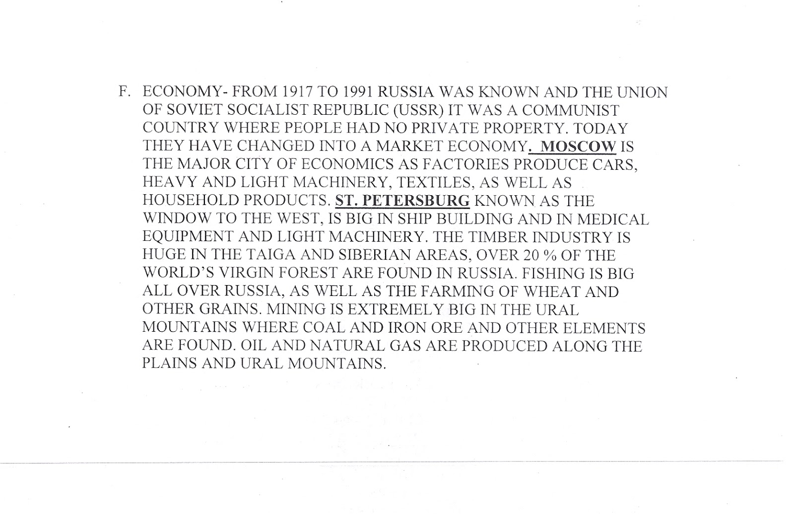 Mr. E's World Geography Page