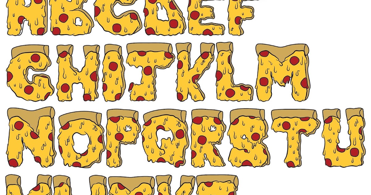 imagemaking: Pizza Alphabet