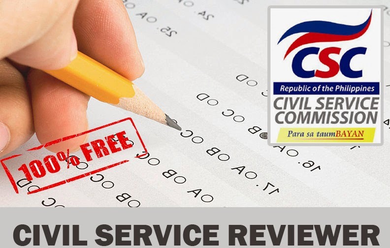 Answer key to Civil Service Reviewer Online ~ Official Notes