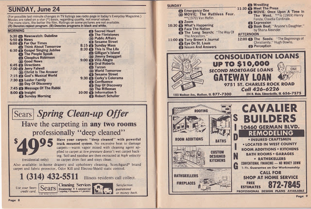 Garage Sale Finds: What was on TV June 24th through 30th, 1979