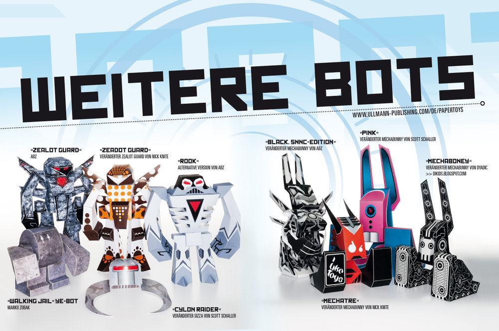 Paper Robots | Papercraft Paradise | PaperCrafts | Paper Models | Card ...