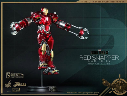 Marvel Discovery: Iron Man 3: Armadura Red Snapper Mark XXXV – Figura ...