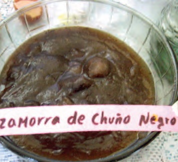 Receta: Mazamorra de Chuño Negro