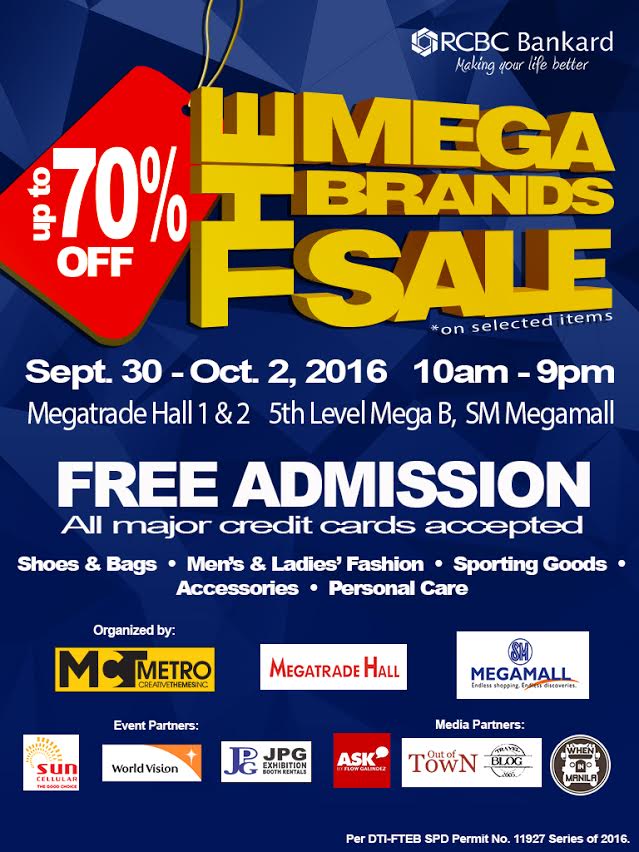 Manila Shopper: The MEGA Brands SALE at SM Megatrade: September 30 ...