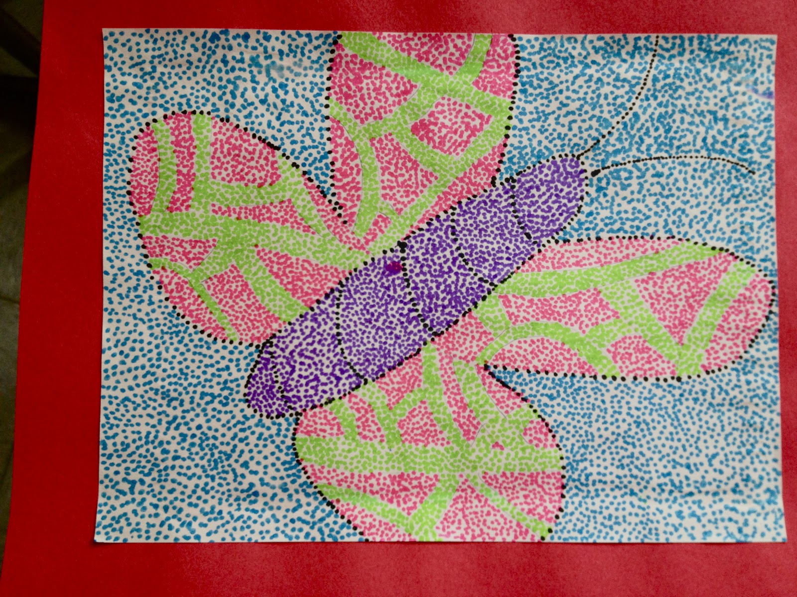 ART with Mrs. Garrett!: 6th Grade Pointillism Animals