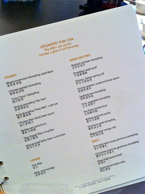 My Mom-Friday: Unlimited Dim Sum New World Makati Hotel's Jasmine ...