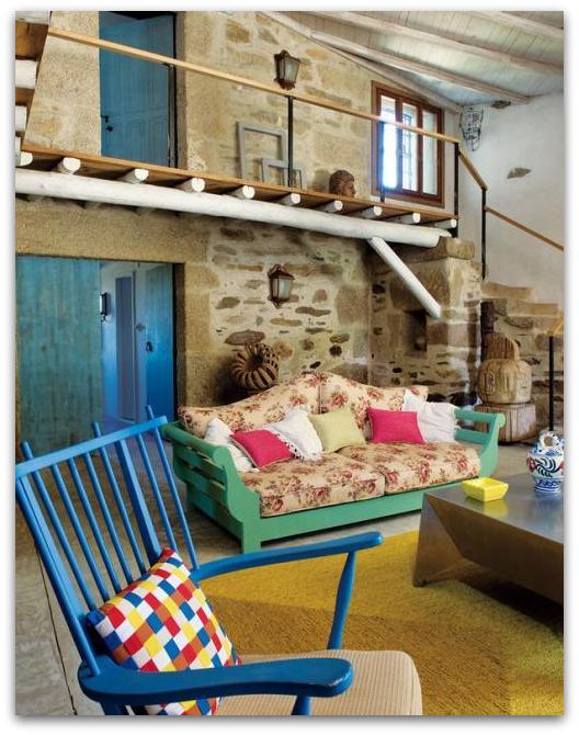 A colourful spanish farmhouse