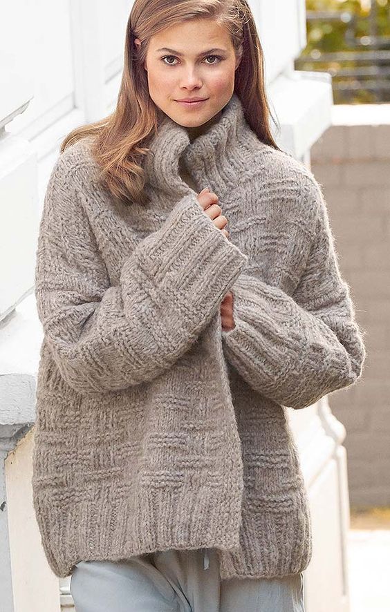 DIANA - Atelier handmade: Pulovere si jachete groase, impletite din lana