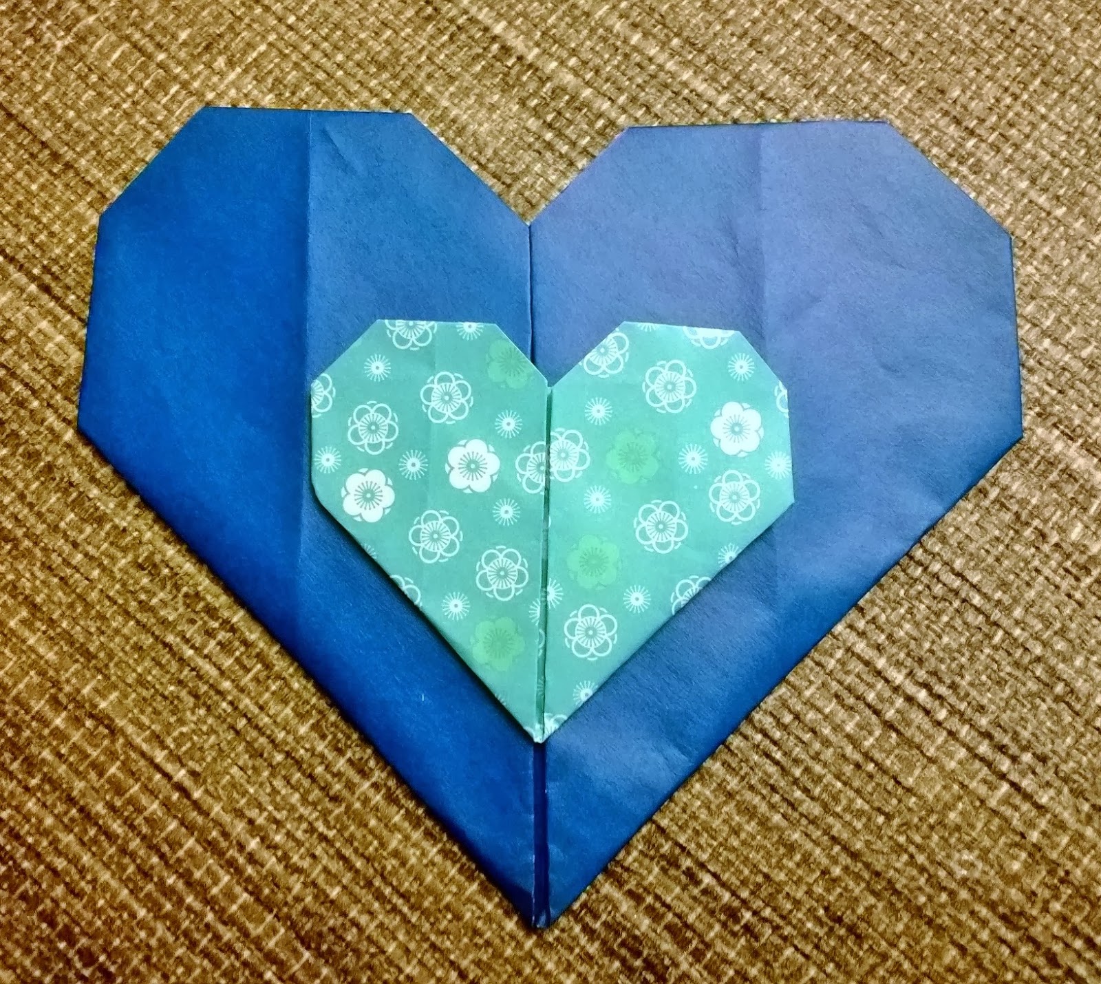 Arte Diem (Craft the Day): Origami Double Heart