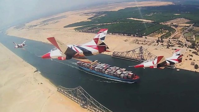 Duner's Blog: AUG 13 THE NEW SUEZ CANAL OPENS