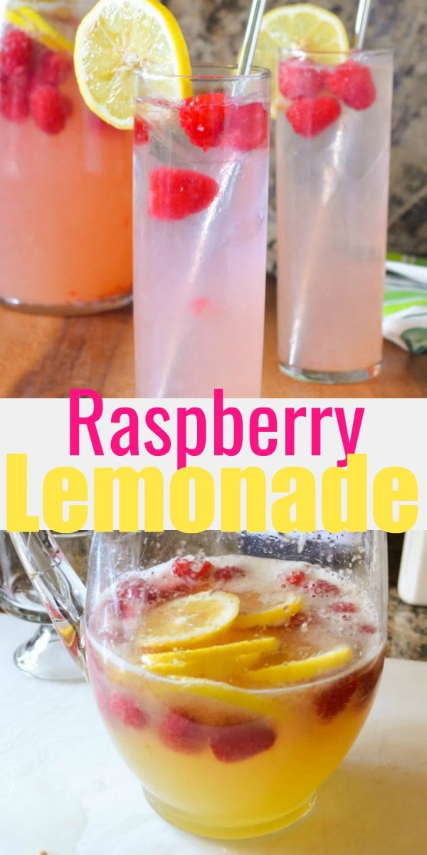 Sparkling Raspberry Lemonade | Serena Bakes Simply From Scratch