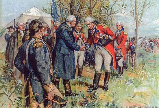 Flintlock and tomahawk: Surrender at Saratoga 1777
