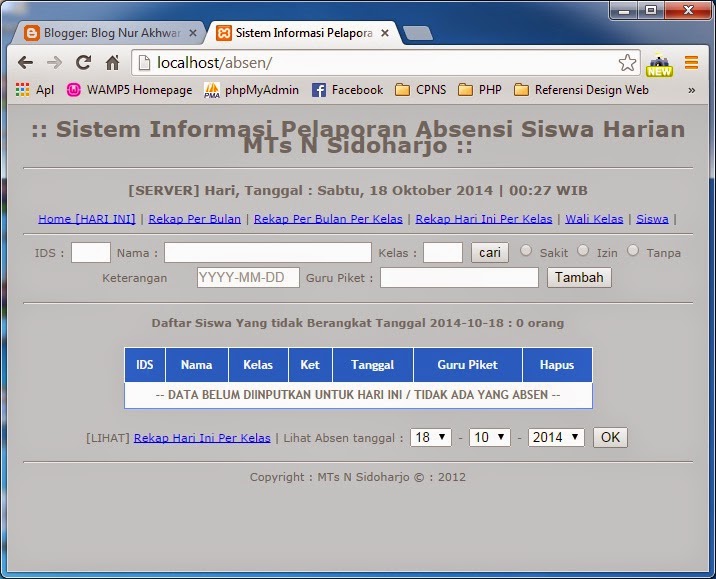 aplikasi absensi berbasis web