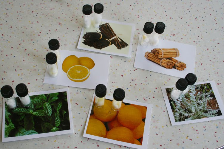 You know how we're an art family...: smelling bottles