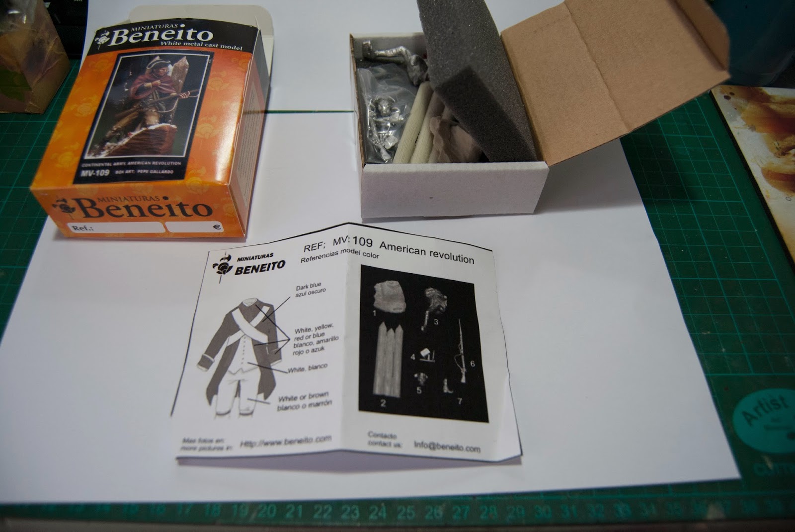 Open Book - Beneito miniatures- American revolution | planetFigure ...