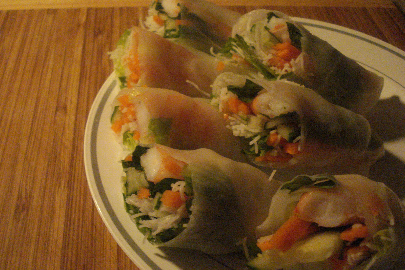 Goi Cuon- Shrimp Spring rolls/Vietnamese cold spring rolls