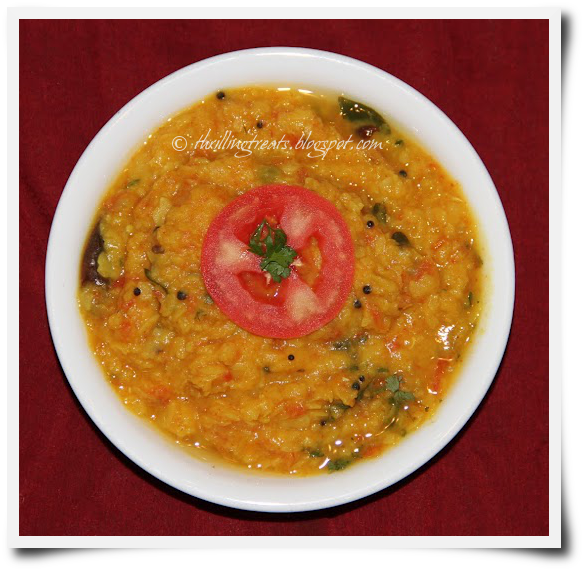 Food for art, heart and thought!: Tomato pappu/ Tomato dal