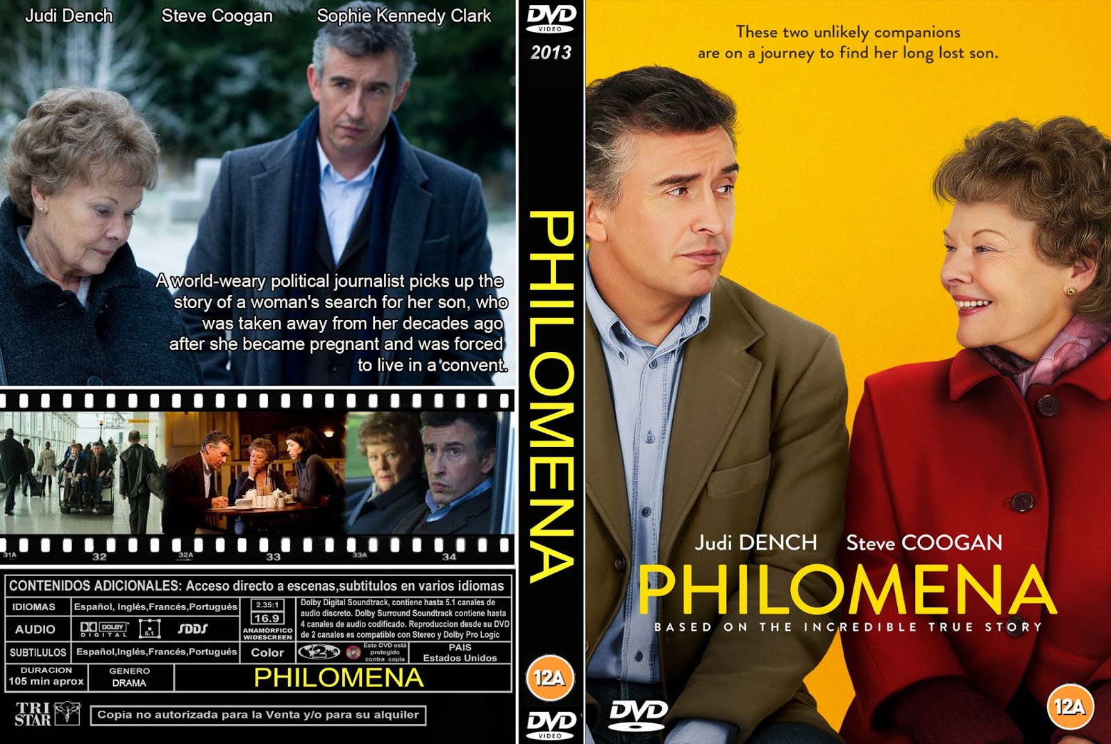 PB | DVD Cover / Caratula FREE: PHILOMENA - DVD COVER 2013 ENGLISH