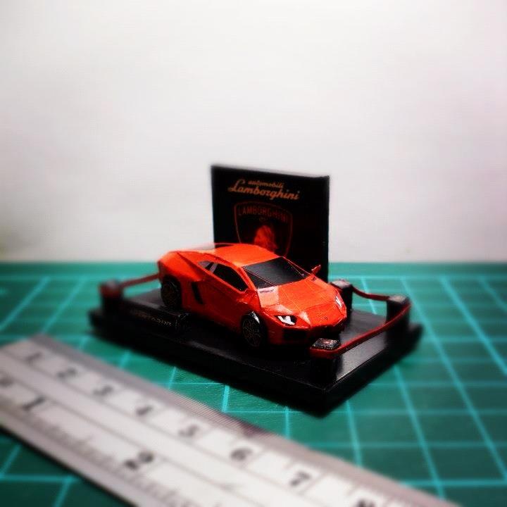 Papercraft and Papermodel: Built Model : Lamborghini Aventador