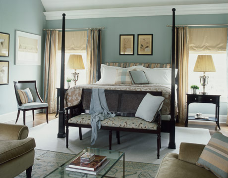 Modern Country Style: Case Study: Farrow and Ball Powder Blue