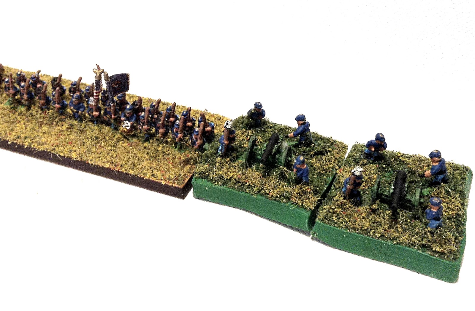 Wargaming in Sverige!: Re basing 6mm Union Miniatures of Altar of Freedom