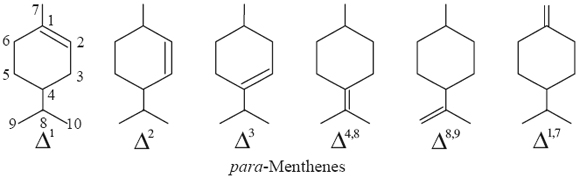 Monocyclic Terpenes