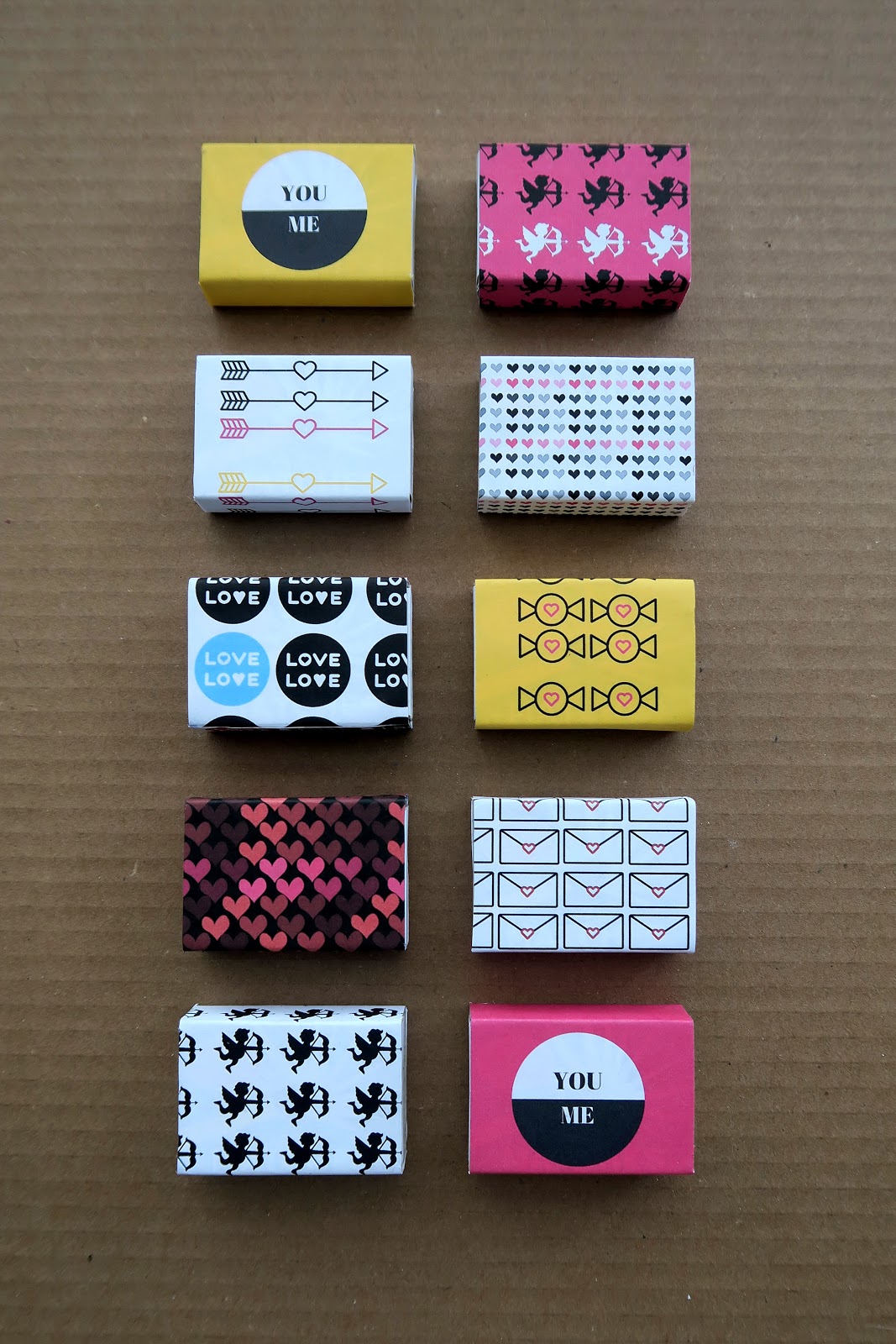 Matchbox love notes + free printable | mamaisdreaming.blogspot.co.uk