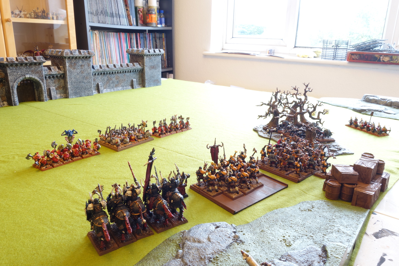 Wargames & Stuff: Warhammer Siege - Dwarf Turn 1 - Sally Out