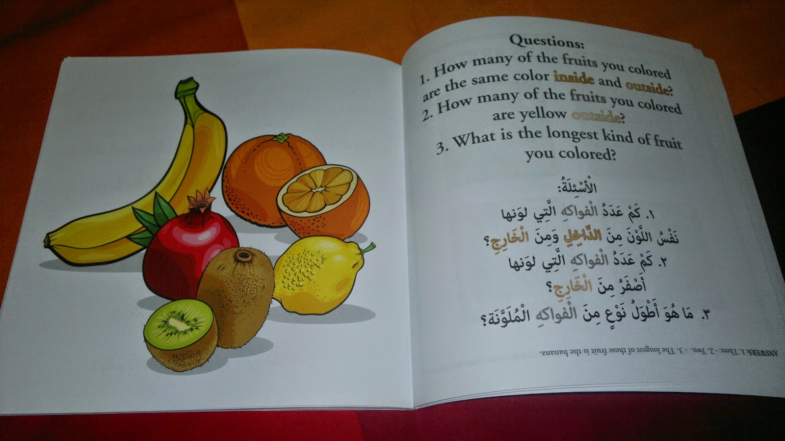 Umm Maimoonah's Journal: Everyday Arabic Book 2 - Fruits