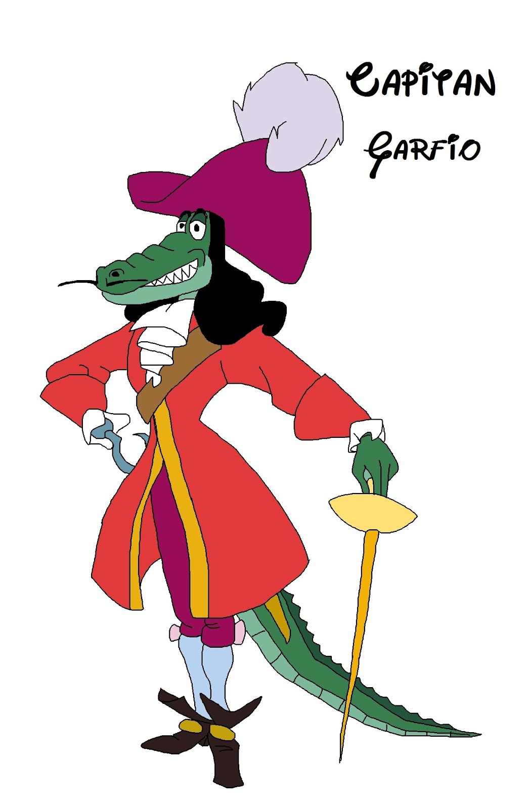 Mis Dibujos: Disney - Animalizado - 1.Capitán Garfio