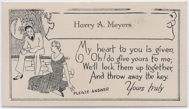 “May I See You Home?” – 40 Humorous Vintage Acquaintance Cards From the ...