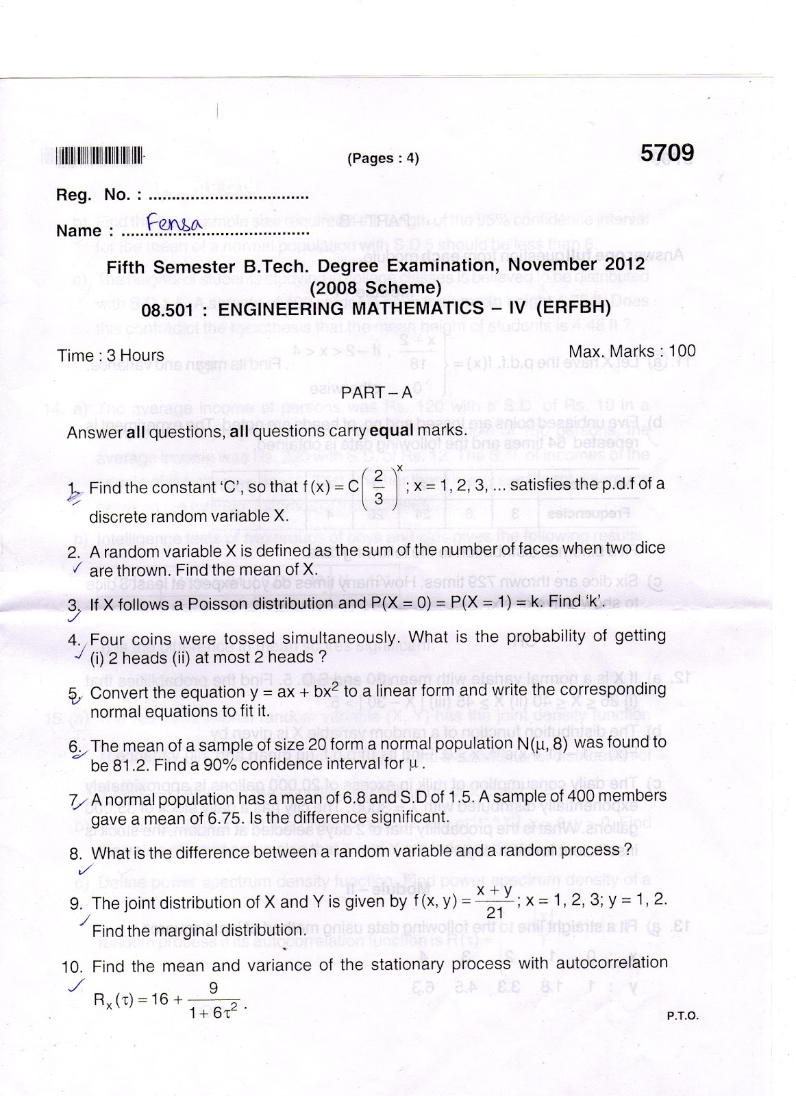 Cognizant Nexus: S5 BTECH IT Kerala University Question papers December ...