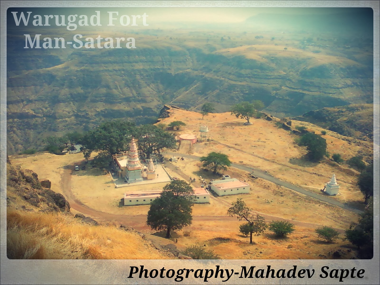 Varugad Fort & Bhairavnath Temple : Man : Satara : Maharashtra : India