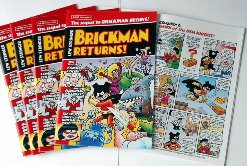 Lew Stringer Comics: Brickman gets around!