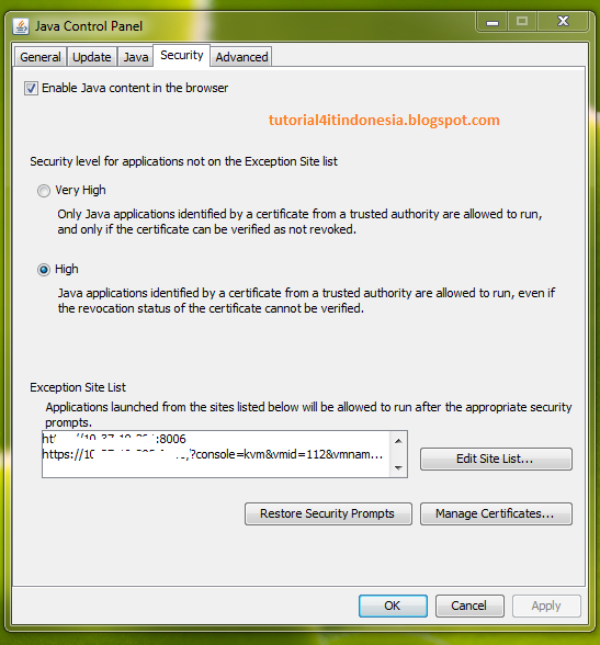 Setting Java agar bisa jalan di mozilla firefox - Tutorial IT Indonesia