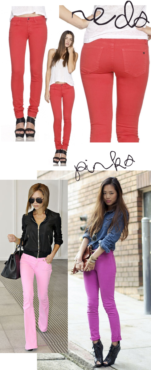 Colorful Jeans in TREND.... - Made By Girl