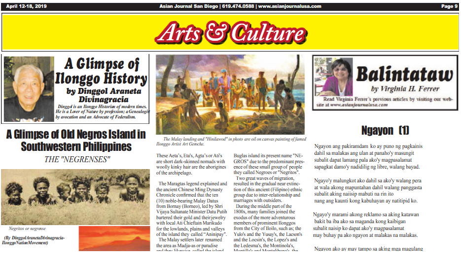 "Ang Pungsod Ilonggo" Newsletter of the Ilonggo Nation Global ...