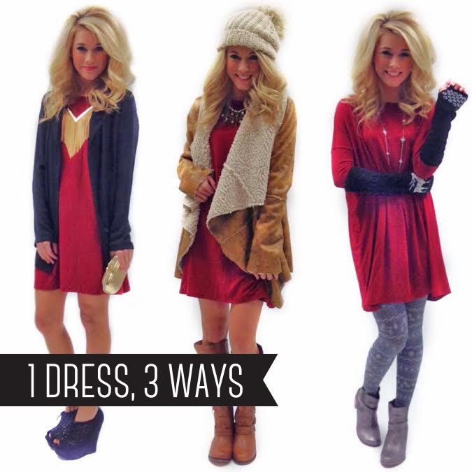 Impressions Boutique: One Dress, Three Ways