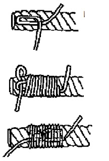 Whipping the end of a rope