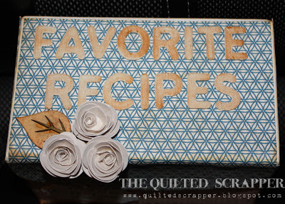 Recipe Box with Elemental Paper Pack