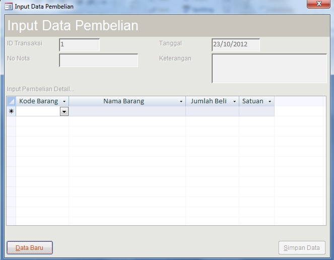 KobsTeach: Membuat Aplikasi Gudang Bagian V (Membuat Form Input Data ...