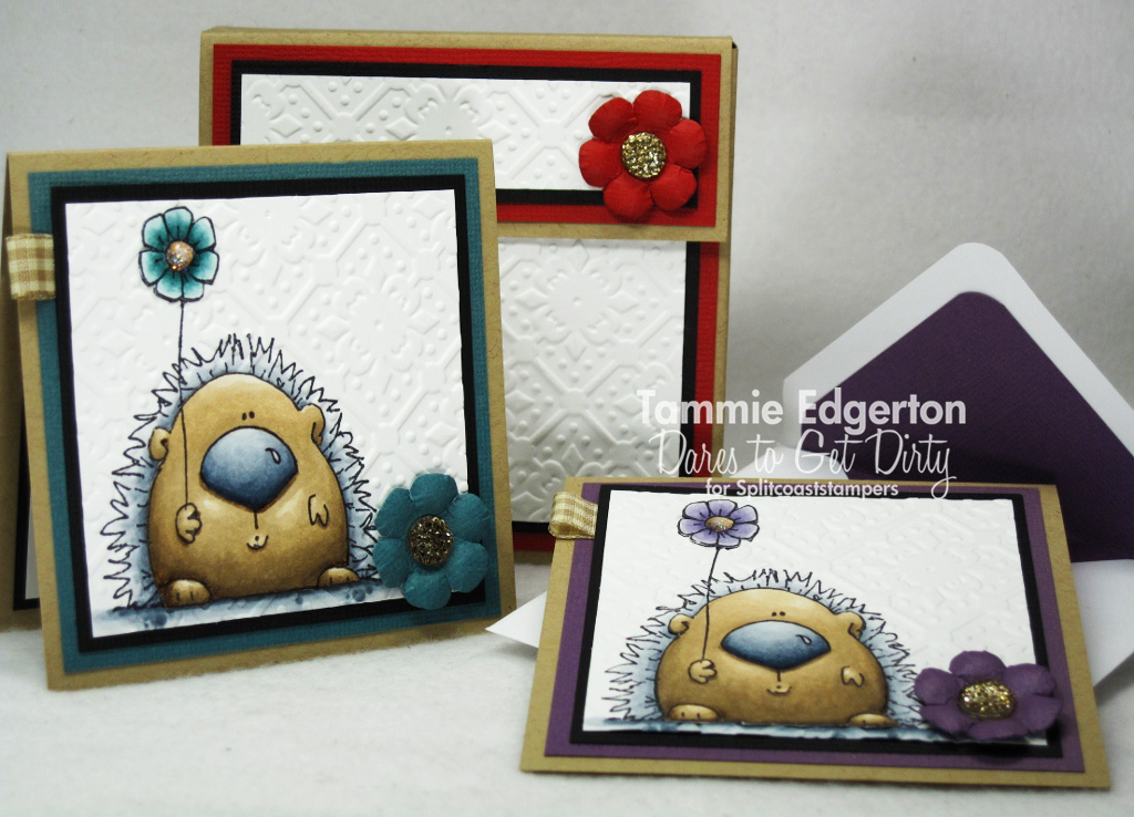 One Happy Stamper...: DTGD13kittie747A - 3 1/2" x 3 1/2" NOTE CARD SET