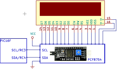 ENTRENAMIENTO PIC CON XC8: I2C Utilizar un LCD con PCF8574