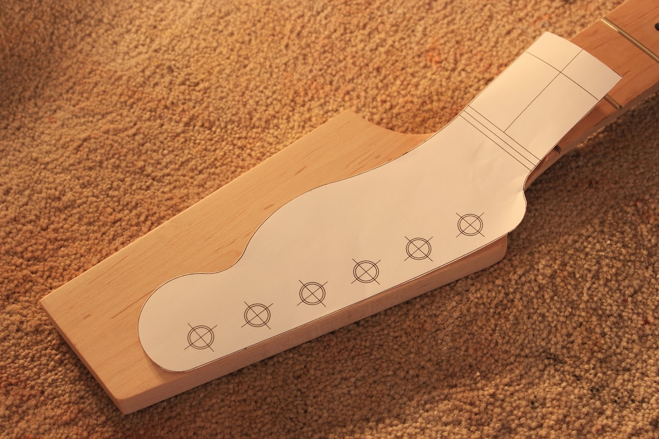 Guitar Kit Builder: Surf Monster Telecaster: Shaping the Headstock