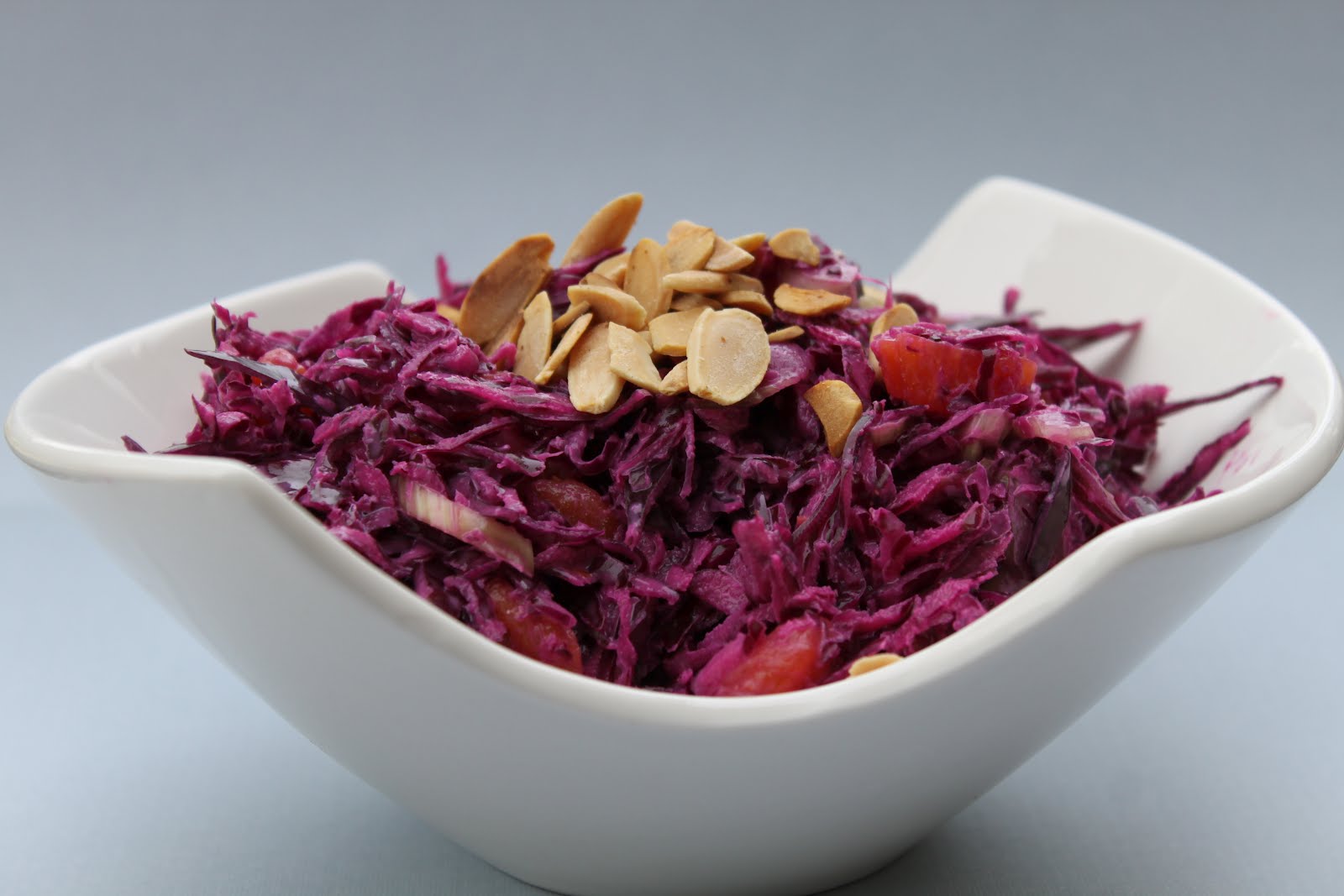 Pots and Frills: Fancy Red Cabbage Salad--For Health Reasons